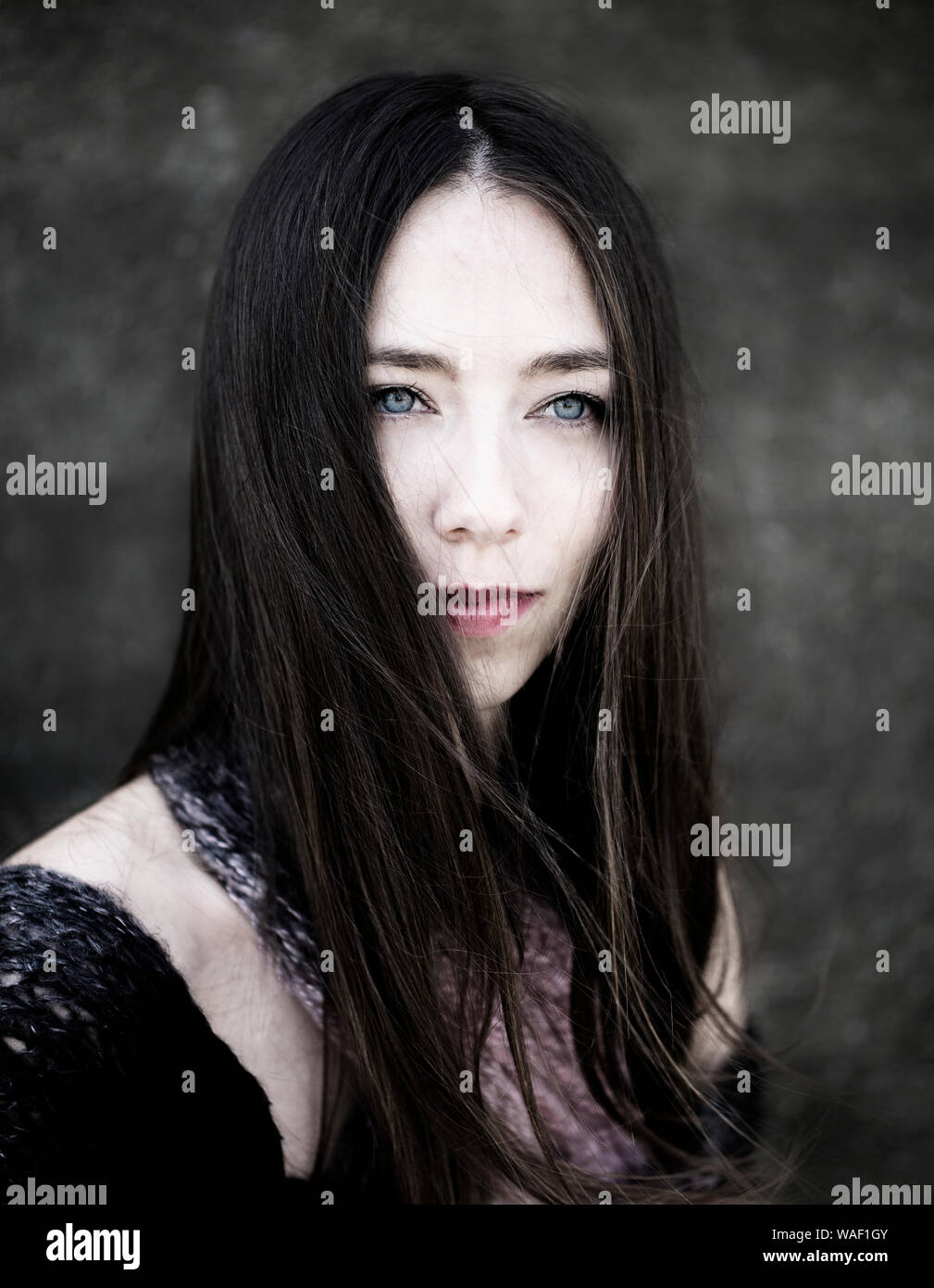 Beautiful Young Woman -Cinematic Portrait Stock Photo - Alamy