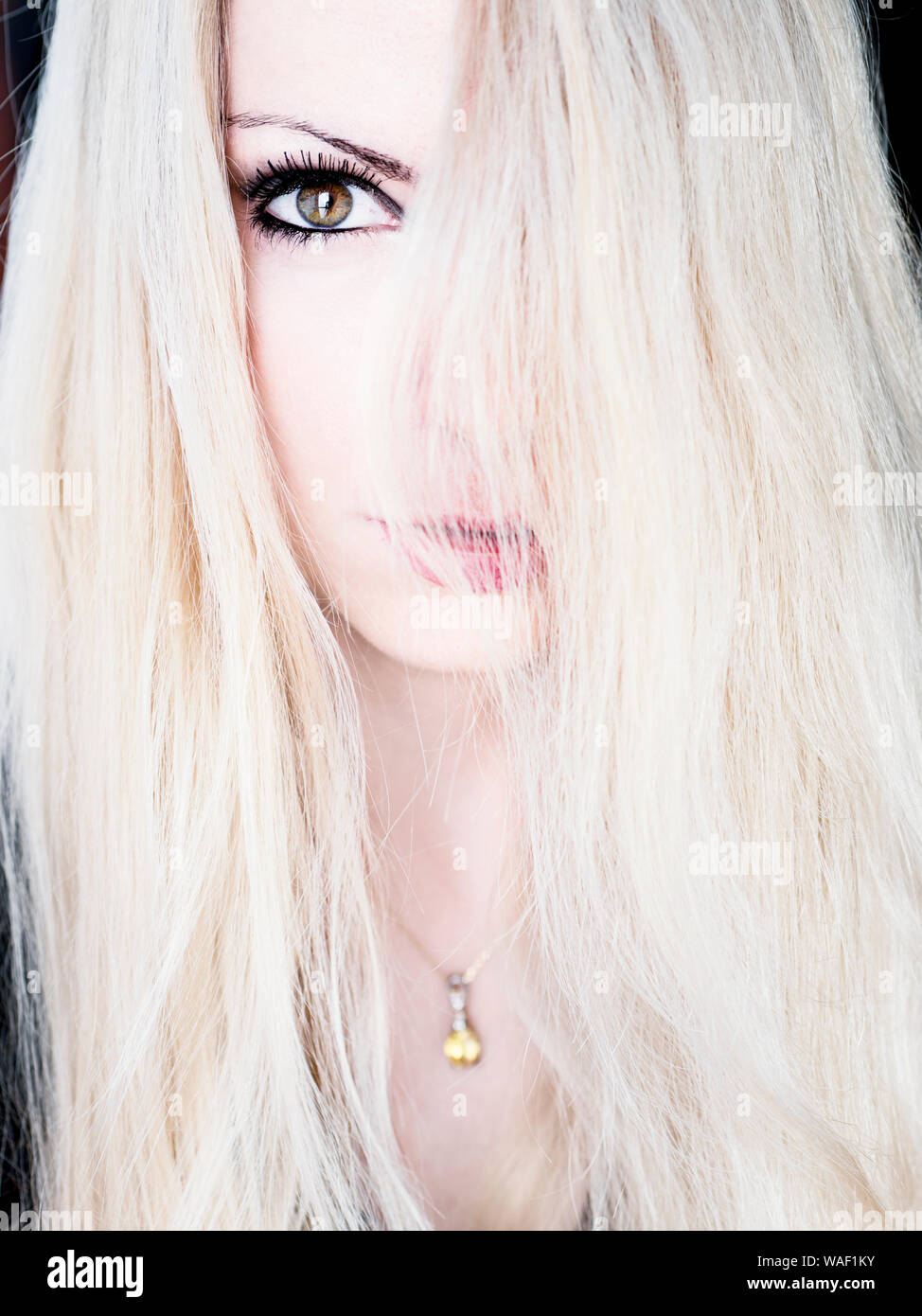 Woman intense stare hi-res stock photography and images - Alamy