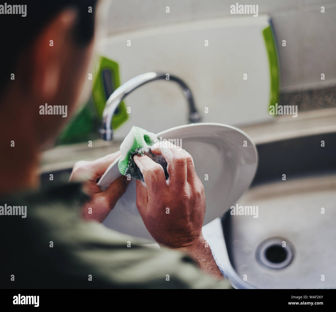 Hand washing man hi-res stock photography and images - Alamy
