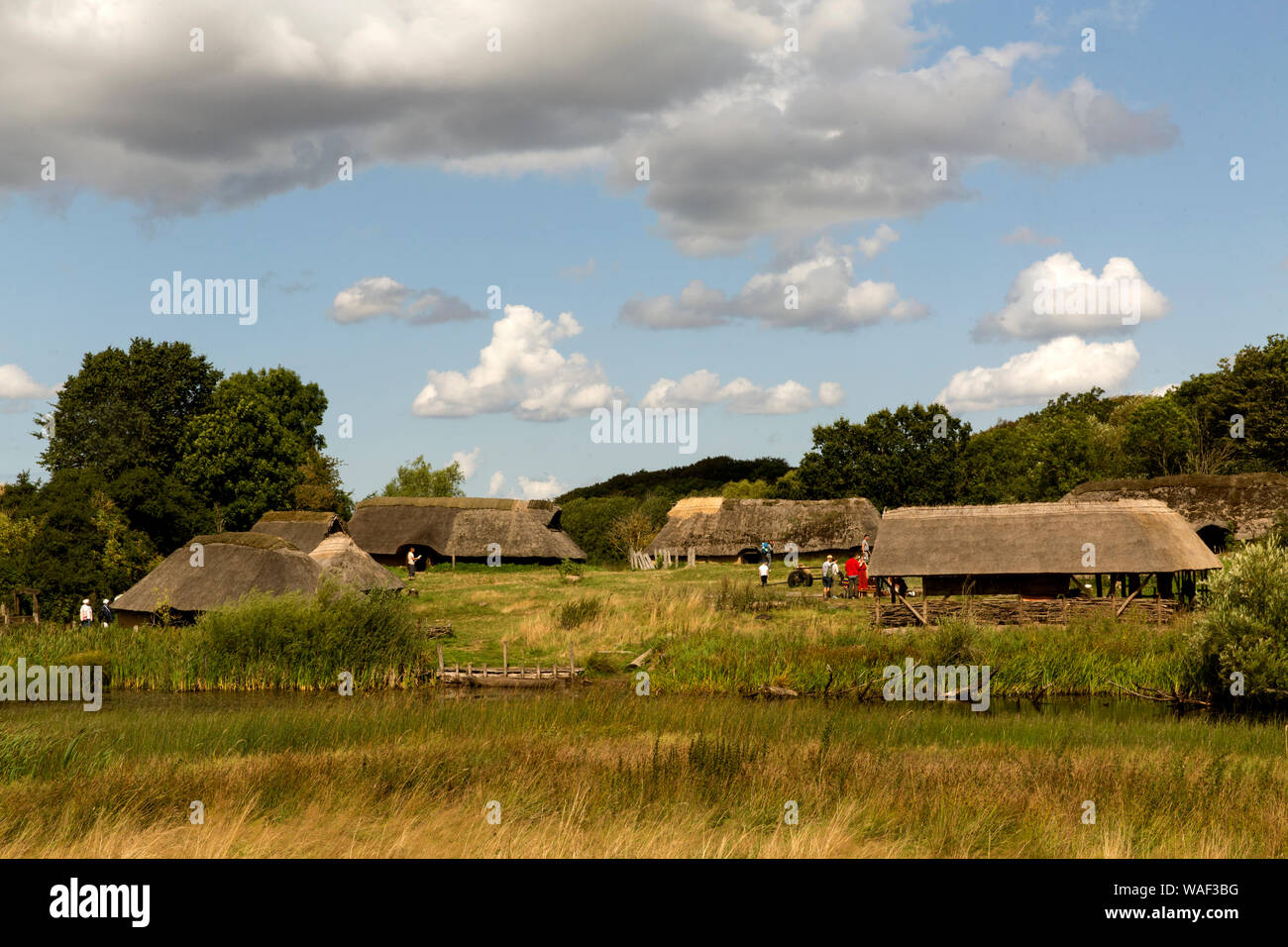 An Iron Age village seen at Lejre outdoor museum – “Land of Legends ...