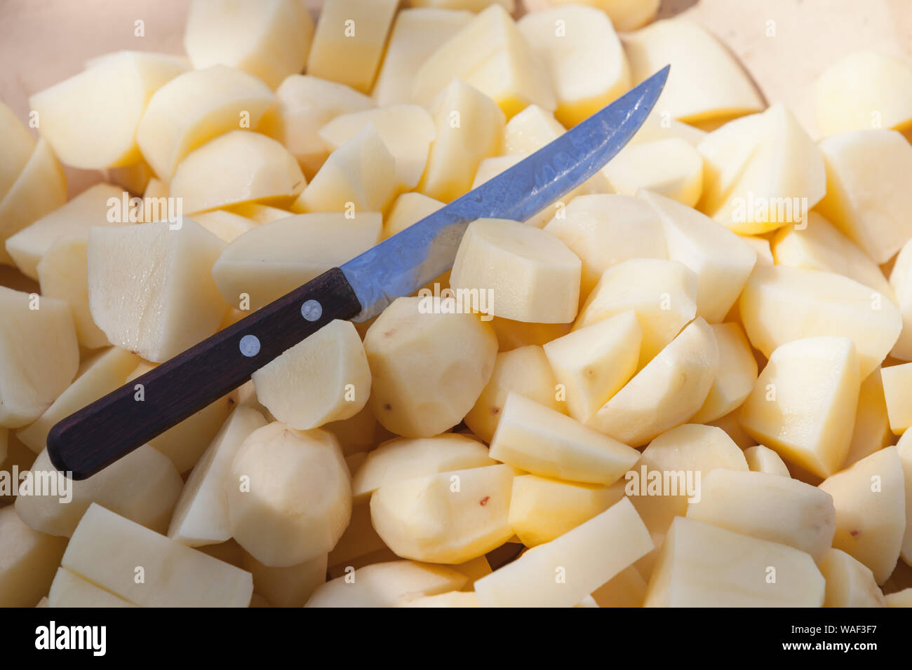 Peeling potato knife hi-res stock photography and images - Alamy