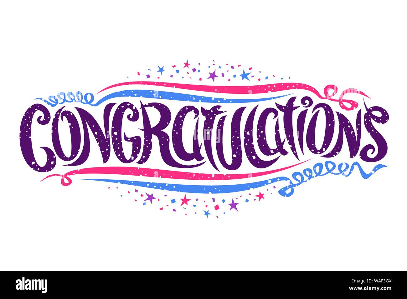 Congratulations word Cut Out Stock Images & Pictures - Alamy