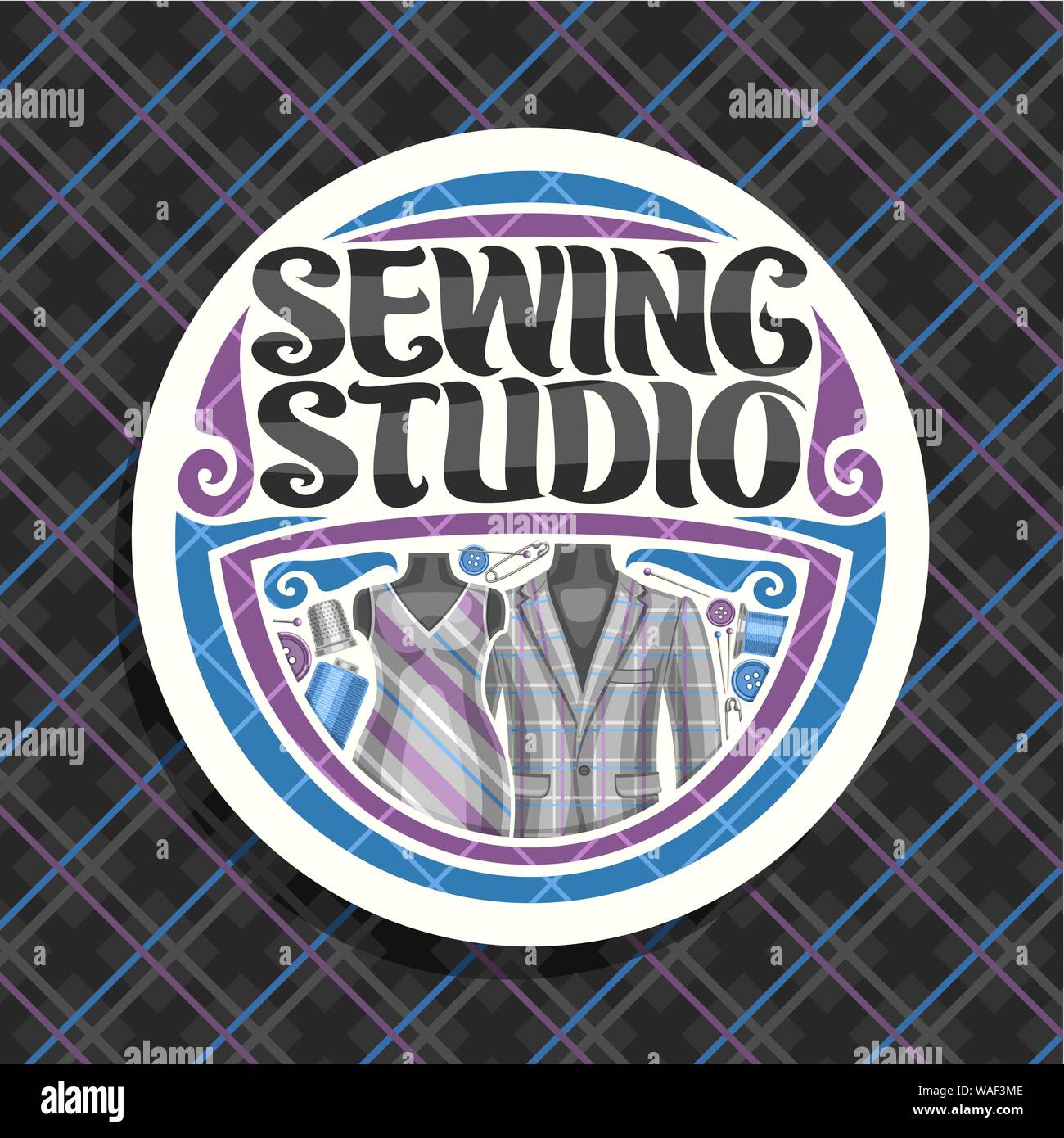 Sewing studio logo hi-res stock photography and images - Alamy