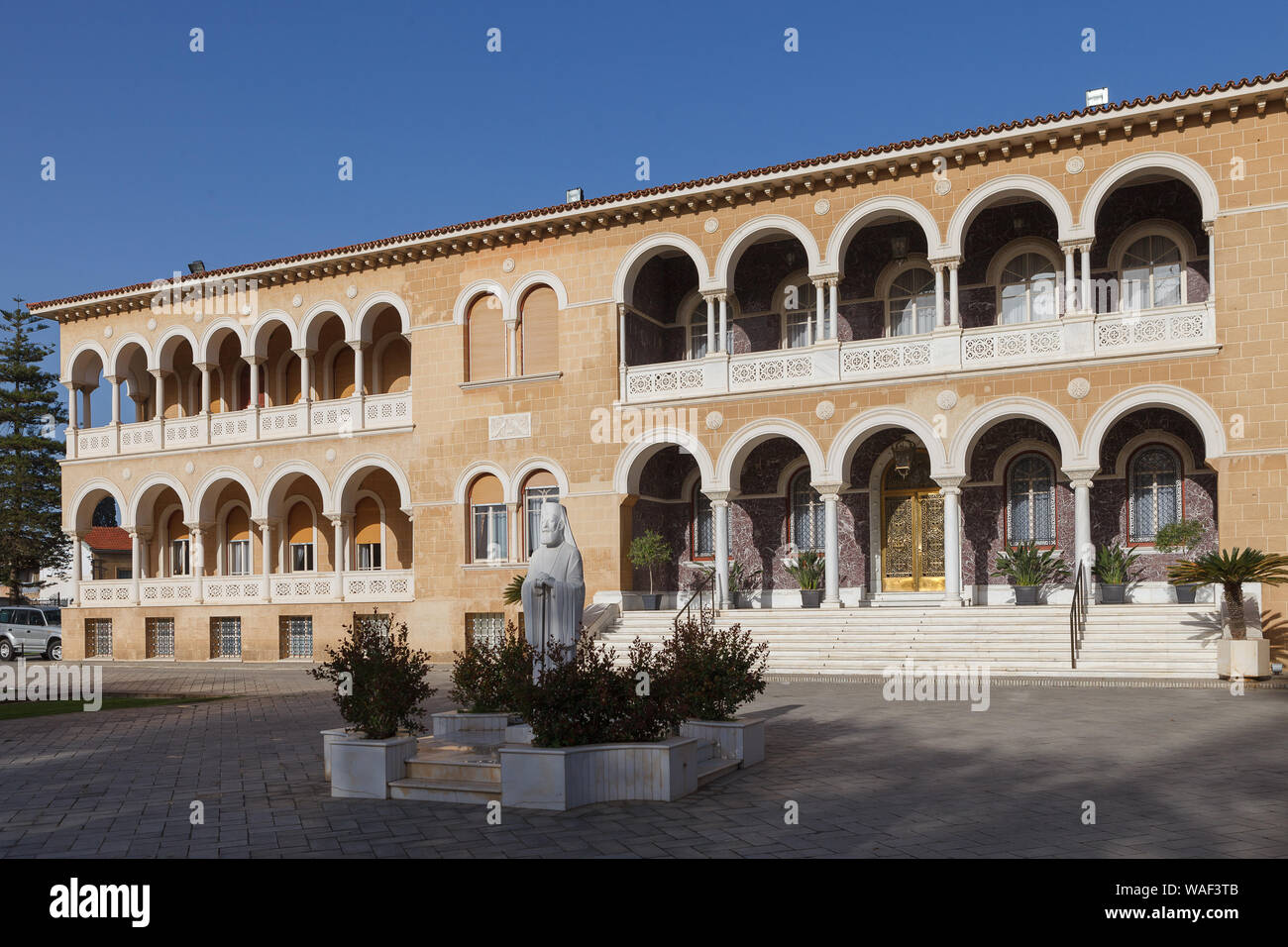 NICOSIA, CYPRUS - MARCH, 29, 2018: Nicosia / Archbishop's Palace in ...