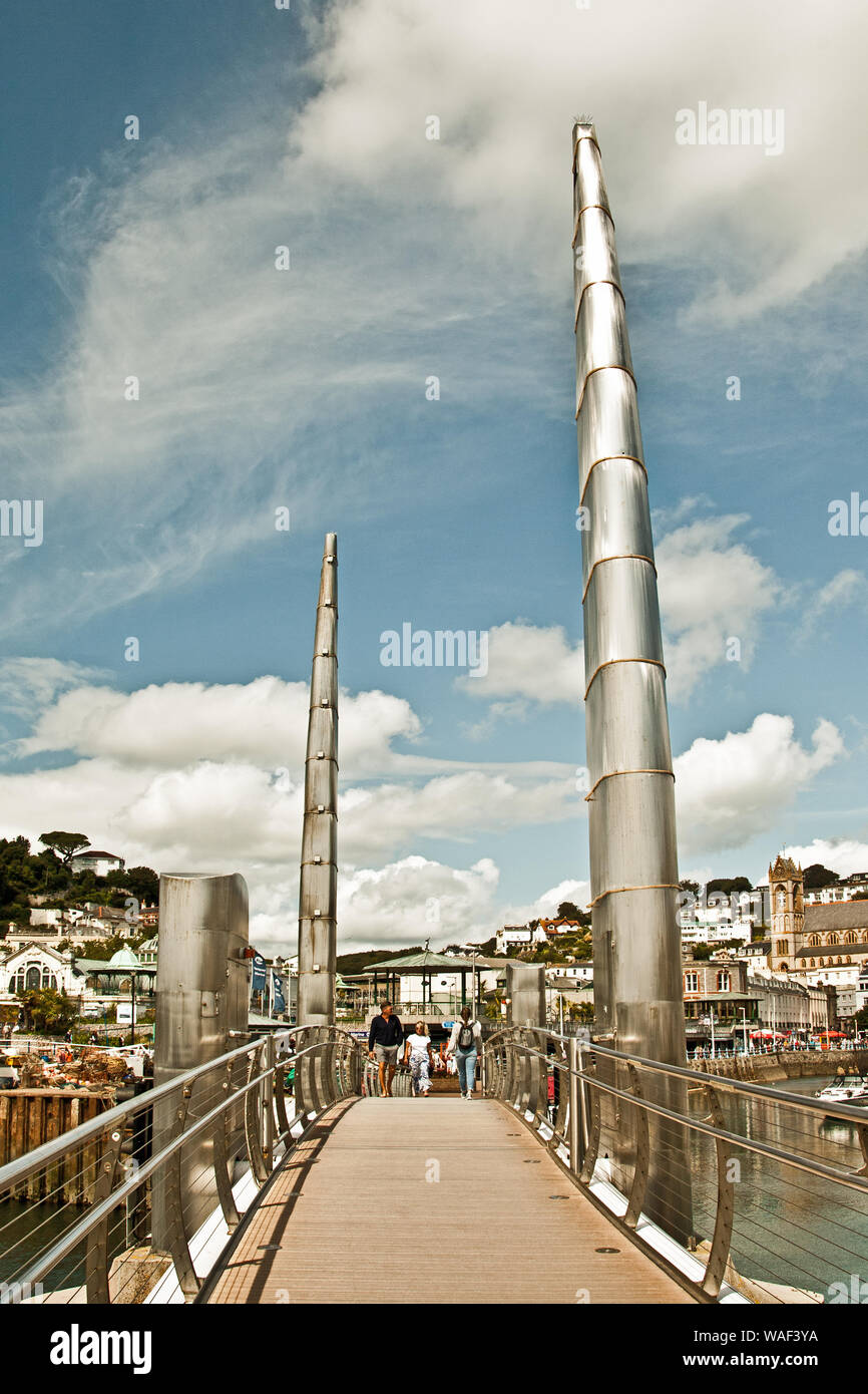 Torquay marina bridge hi-res stock photography and images - Alamy