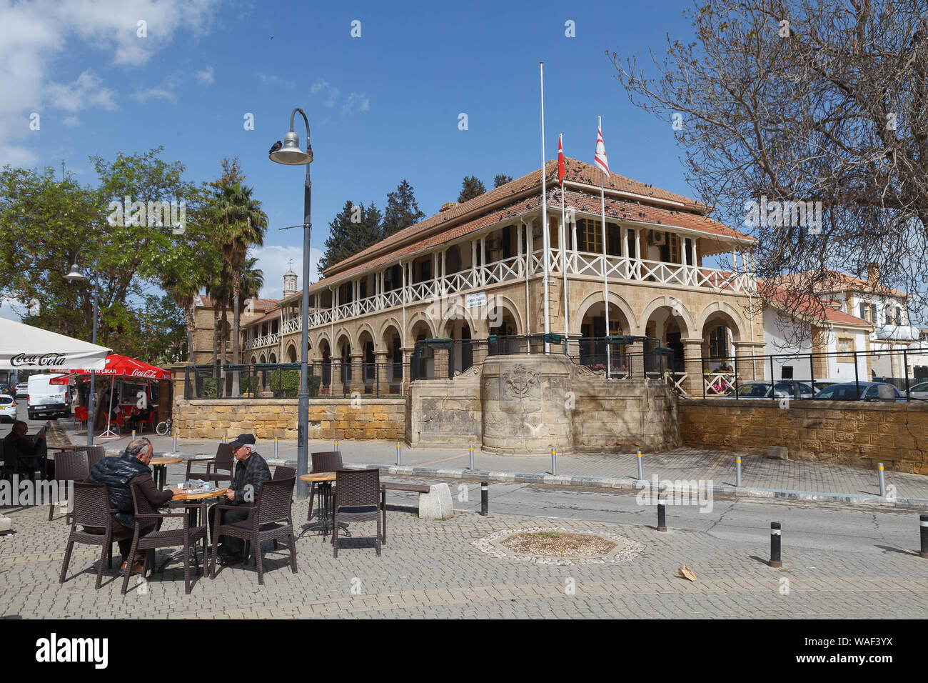 NICOSIA, CYPRUS - MARCH, 29, 2018: The British Colonial Law Courts, now ...
