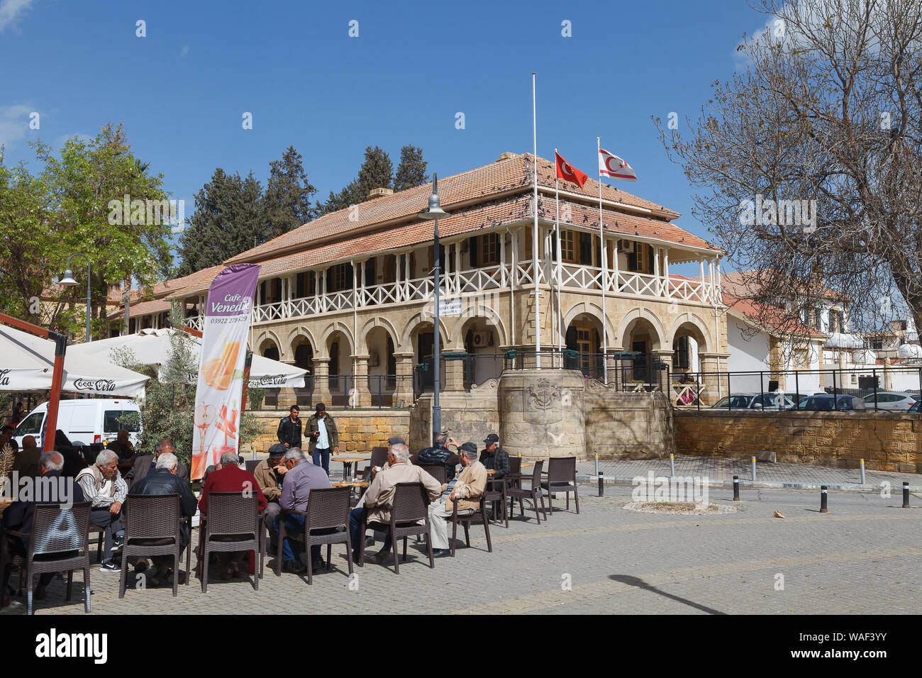 NICOSIA, CYPRUS - MARCH, 29, 2018: The British Colonial Law Courts, now ...