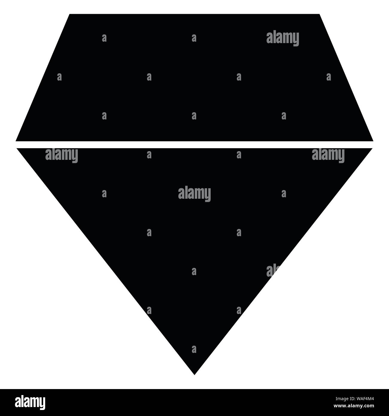 Diamond icon in circle. Diamond vector icon. Gemstone symbol. Perfect ...