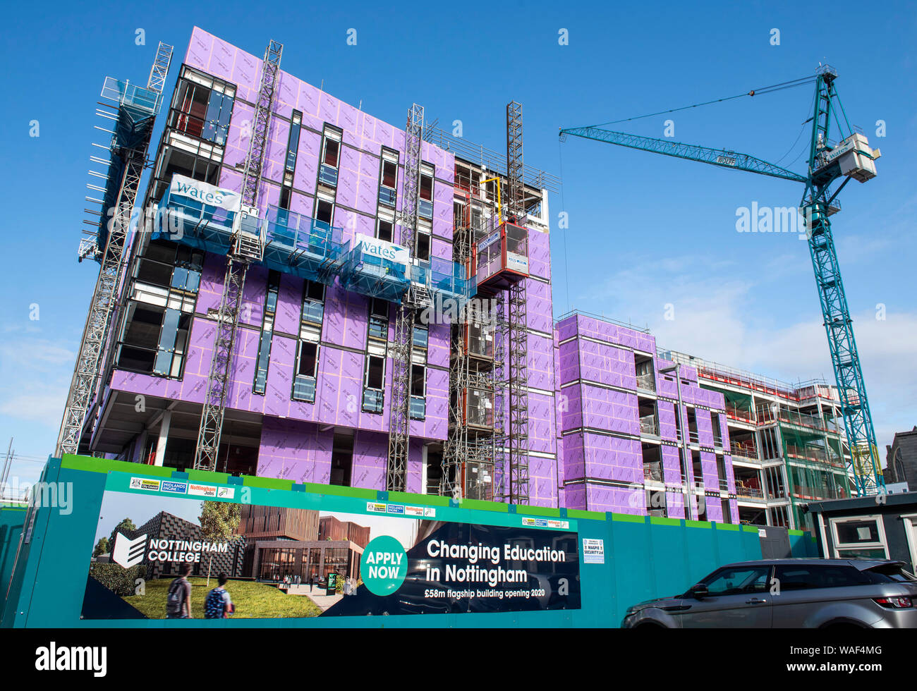 Construction of the new City Hub for Nottingham College, Nottingham ...