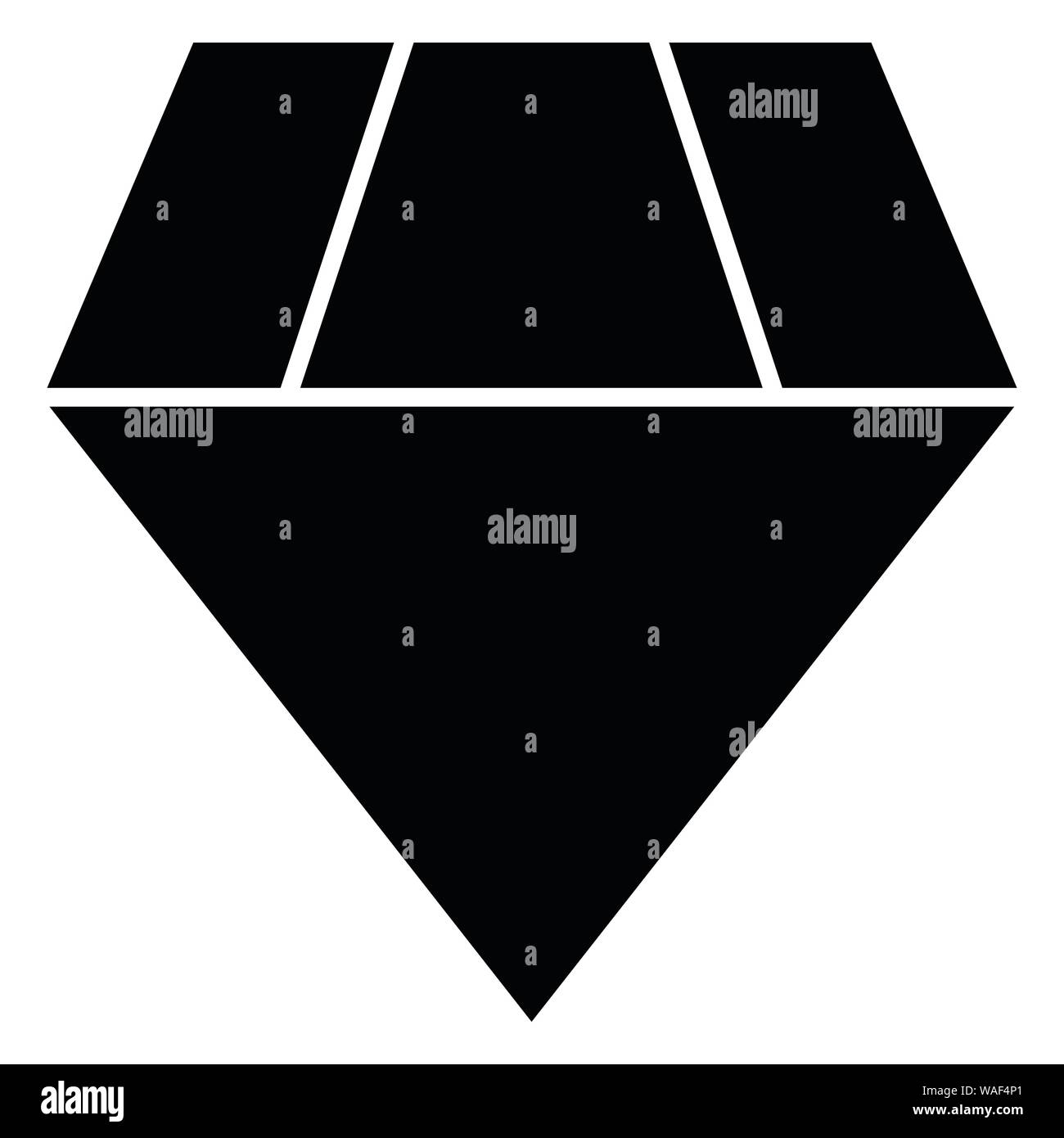 Diamond icon in circle. Diamond vector icon. Gemstone symbol. Perfect ...