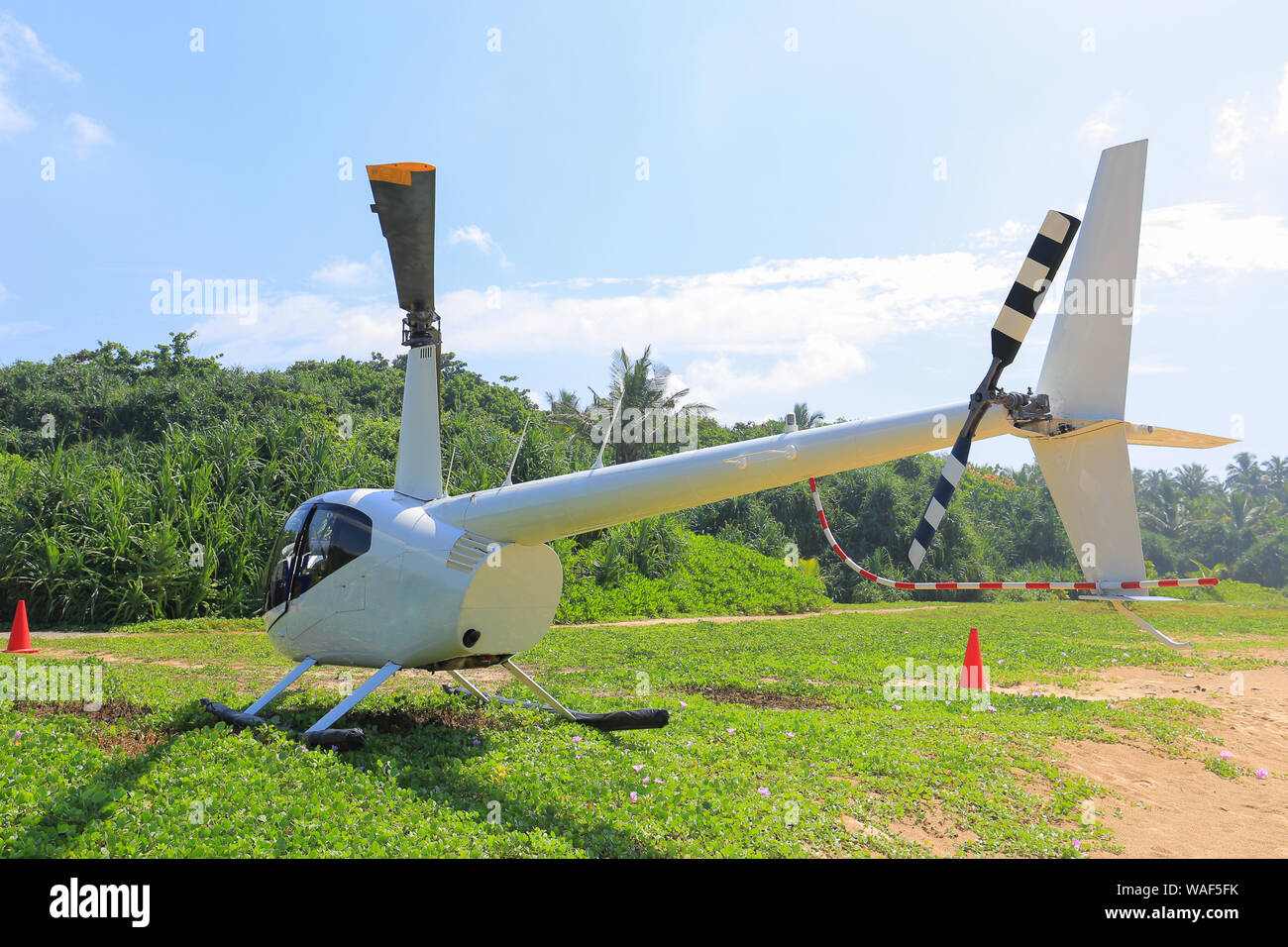 Helicopter view white sand hi-res stock photography and images - Alamy