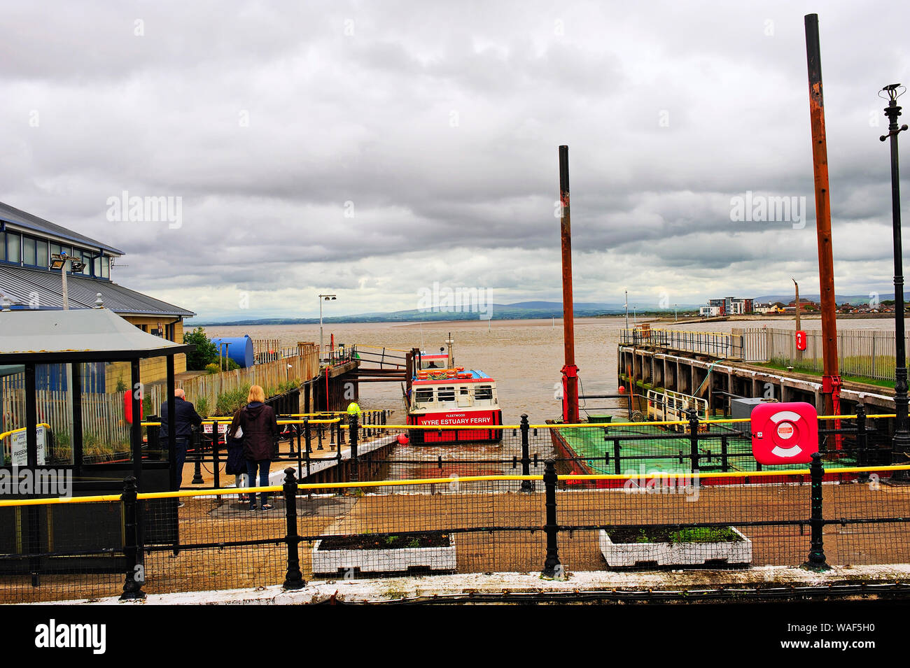 The Knott End ferry terminal at Fleetwood Stock Photo - Alamy