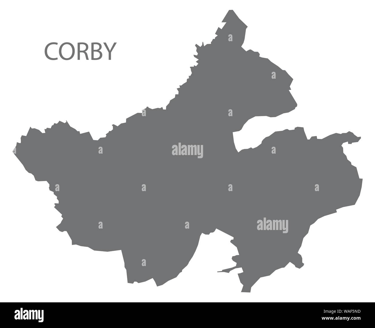 Map of corby hi-res stock photography and images - Alamy