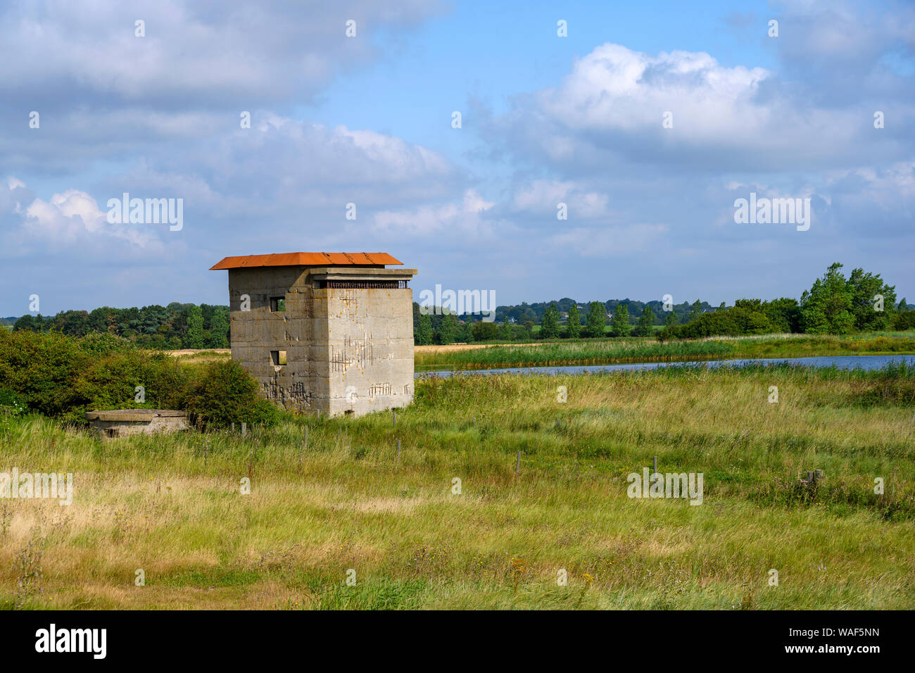 Wartime lookout tower Stock Photo - Alamy