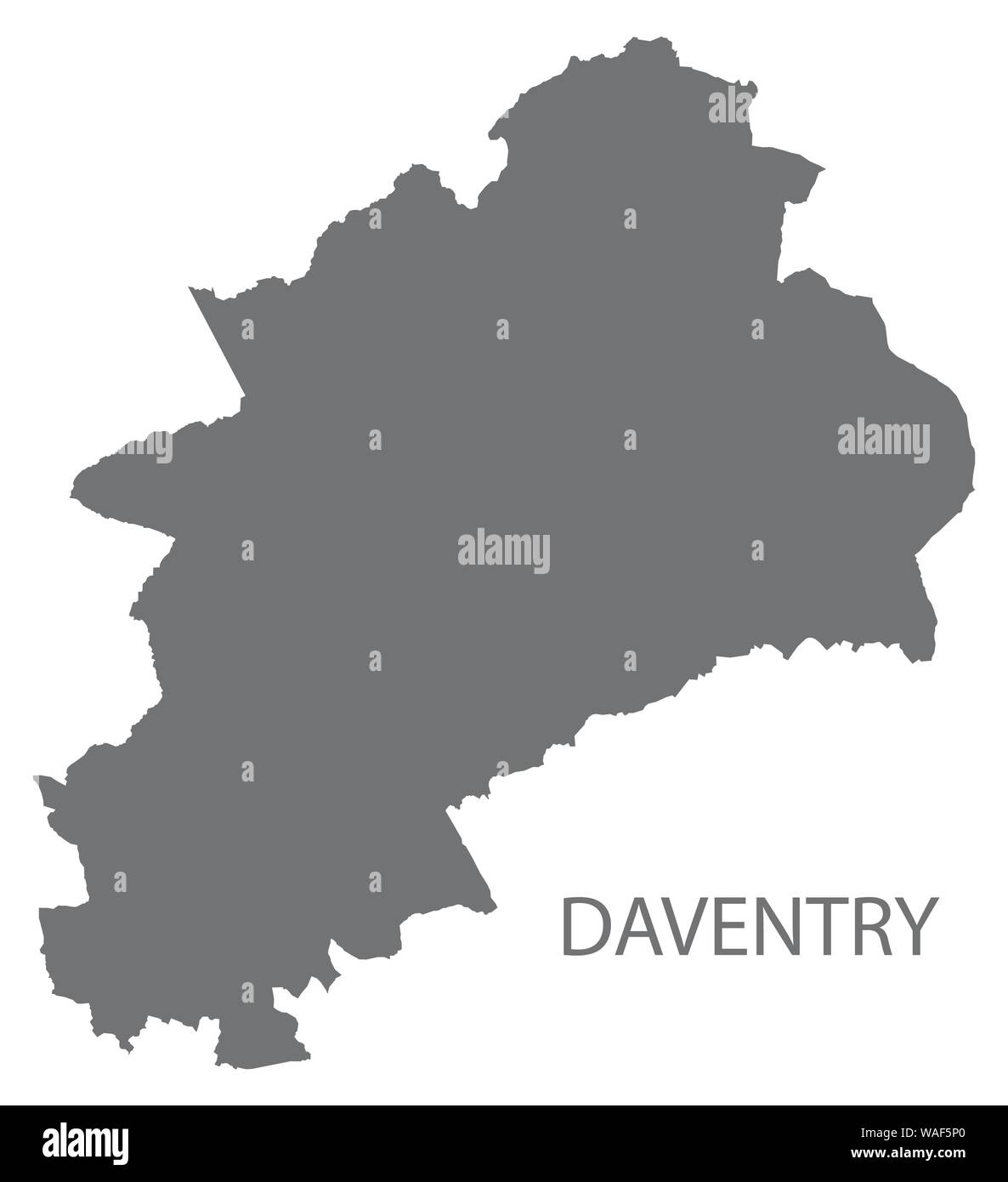 Daventry vector map hi-res stock photography and images - Alamy