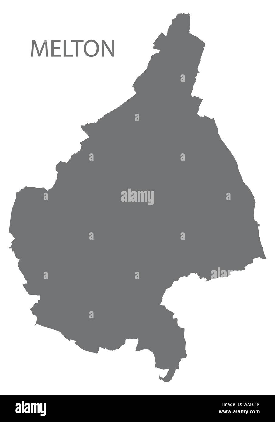 Map of melton Black and White Stock Photos & Images - Alamy