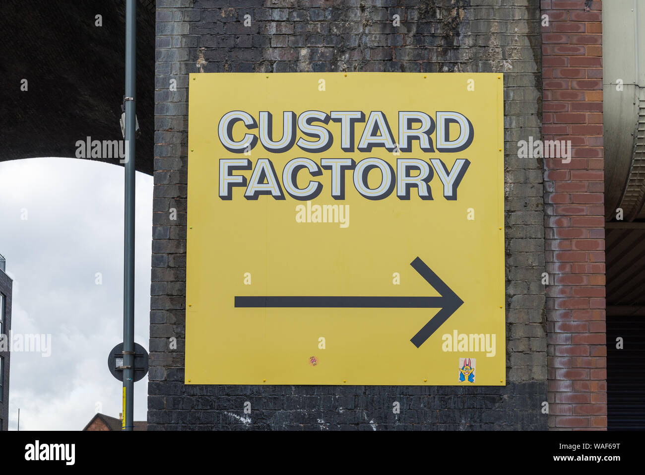 The Custard Factory in the creative quarter of Digbeth in Birmingham ...
