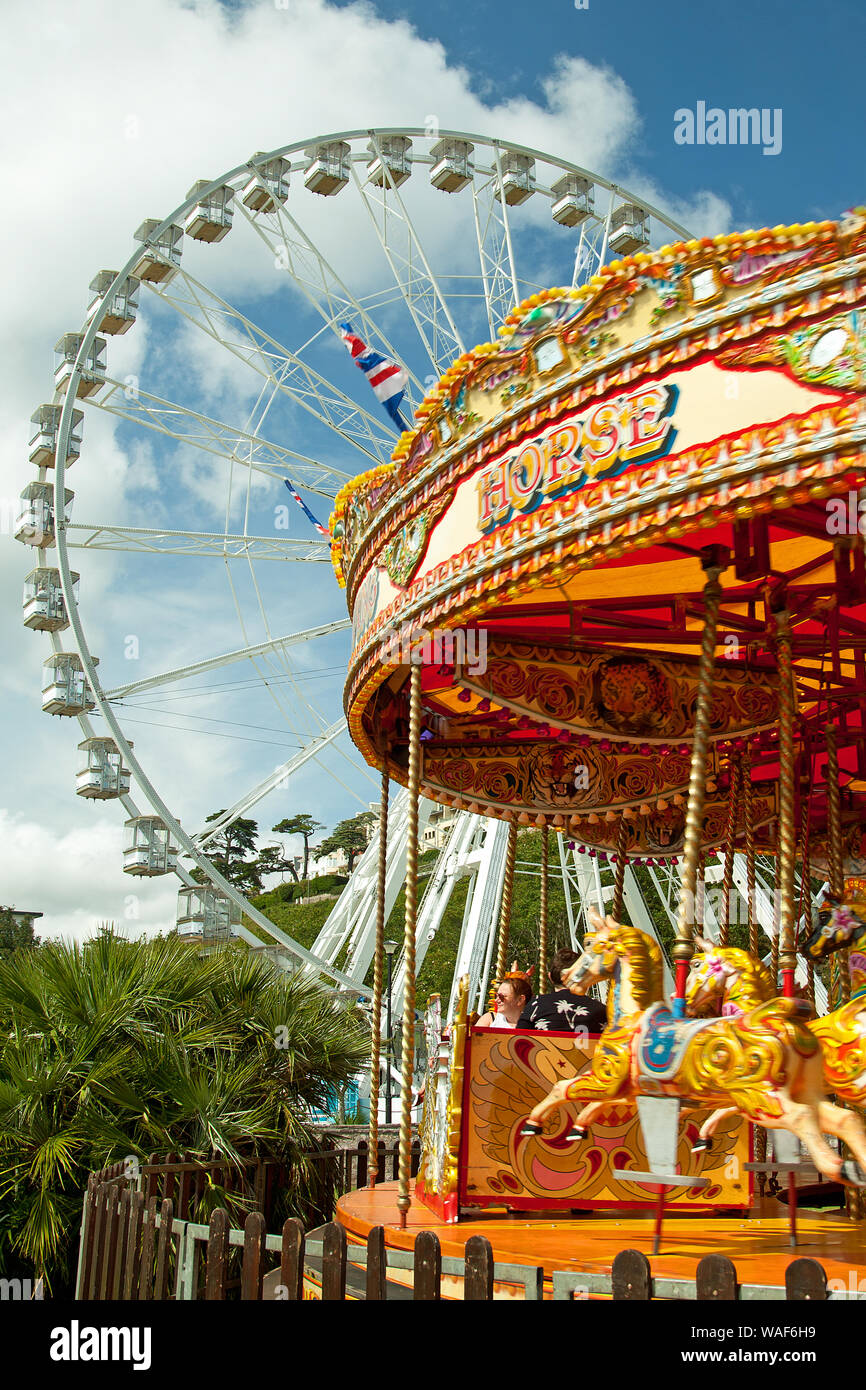 Roundabout horse hi-res stock photography and images - Alamy
