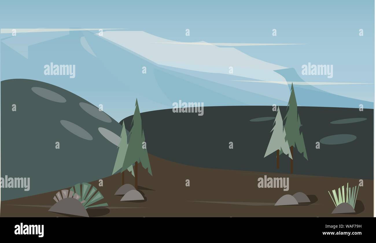Pattern view of mountains Stock Vector Images - Alamy