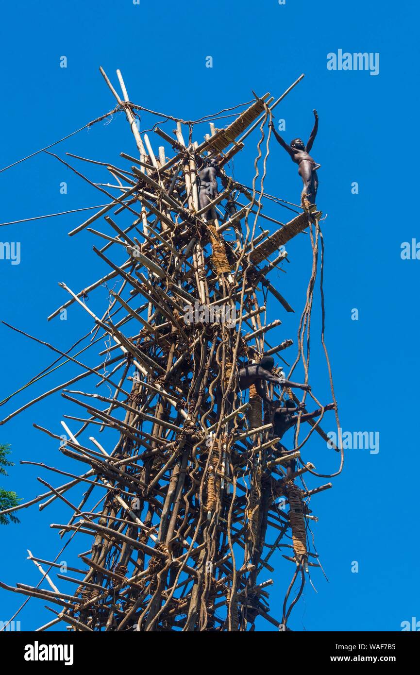 Pentecost land diving hi-res stock photography and images - Alamy