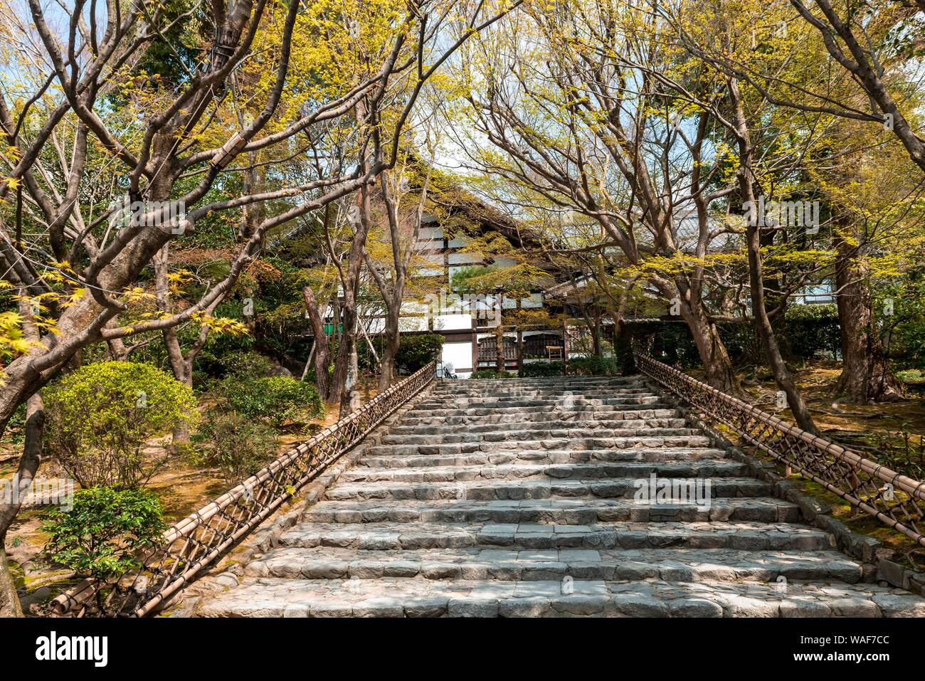 Stairs to Ryoanji Temple Kori, Ryoan-ji, Kyoto, Japan Stock Photo - Alamy