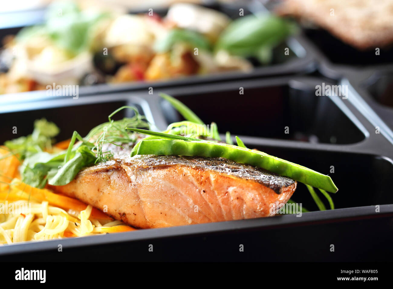 Catering. Box diet. Takeaway food in a box Stock Photo - Alamy