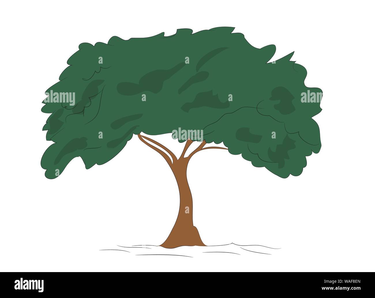 With large green plant photo Stock Vector Images - Alamy