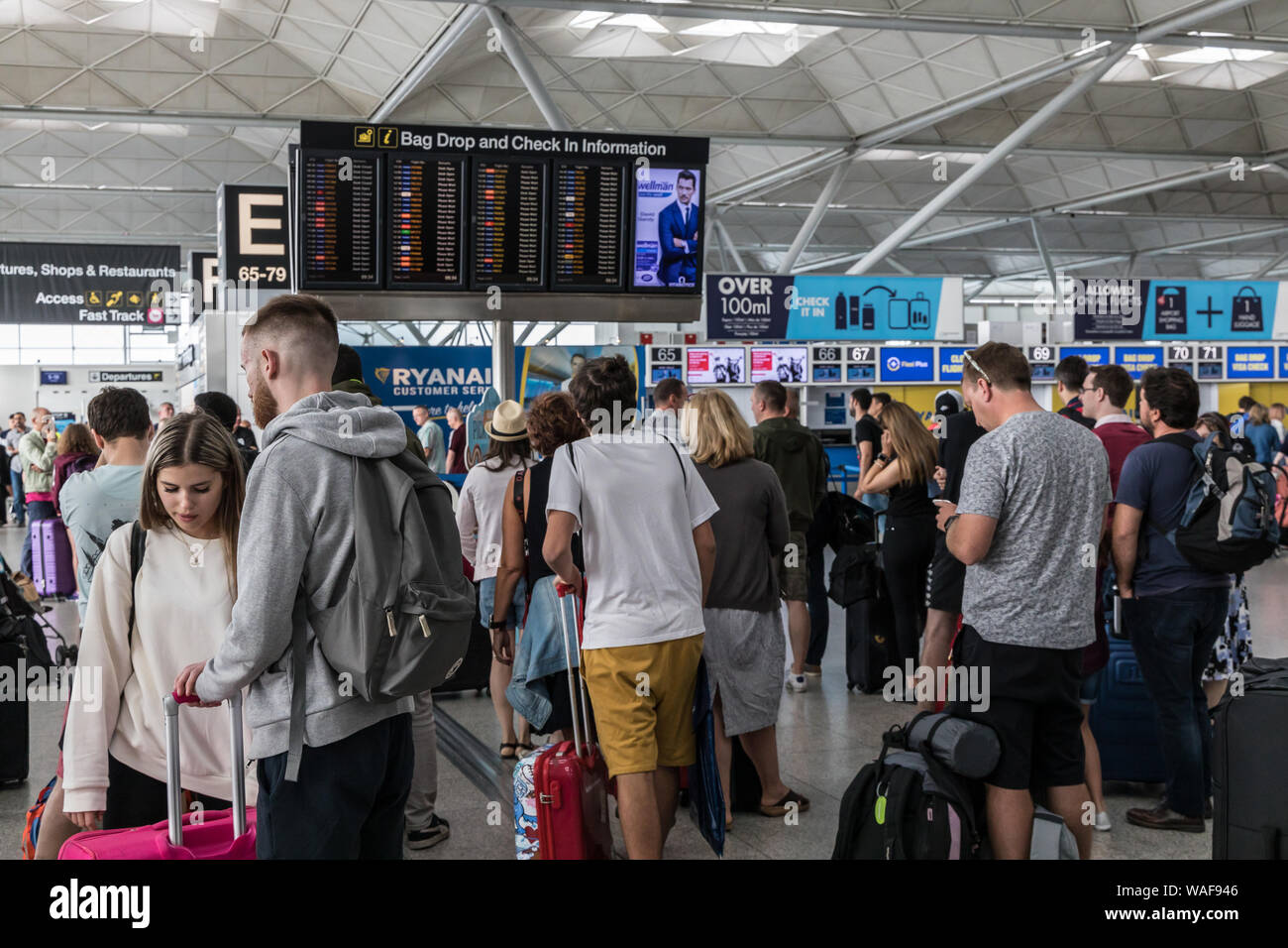 Busy Airport Terminal Gate
