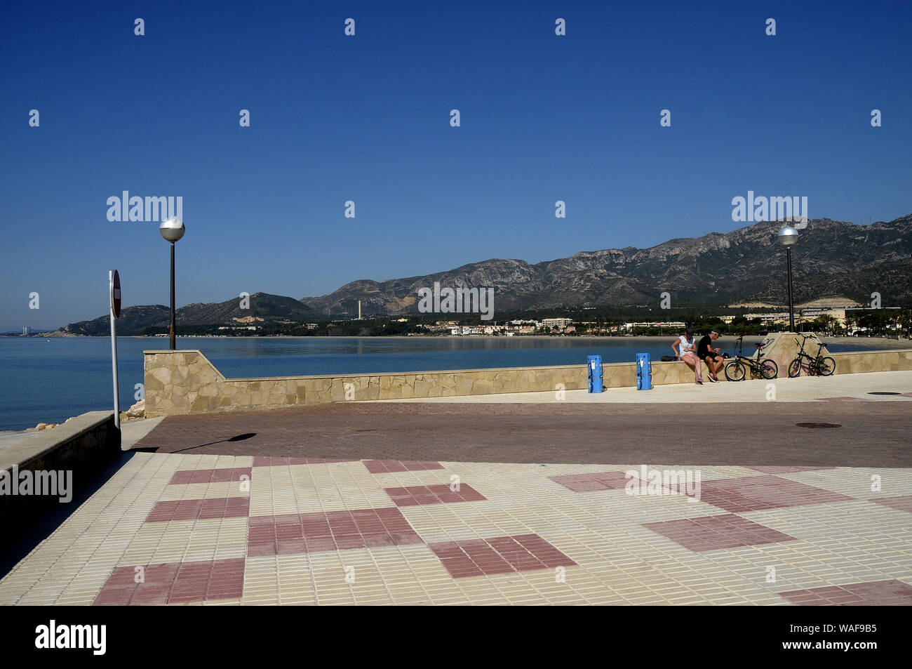 Hospitalet de l'Infant beach side Stock Photo - Alamy