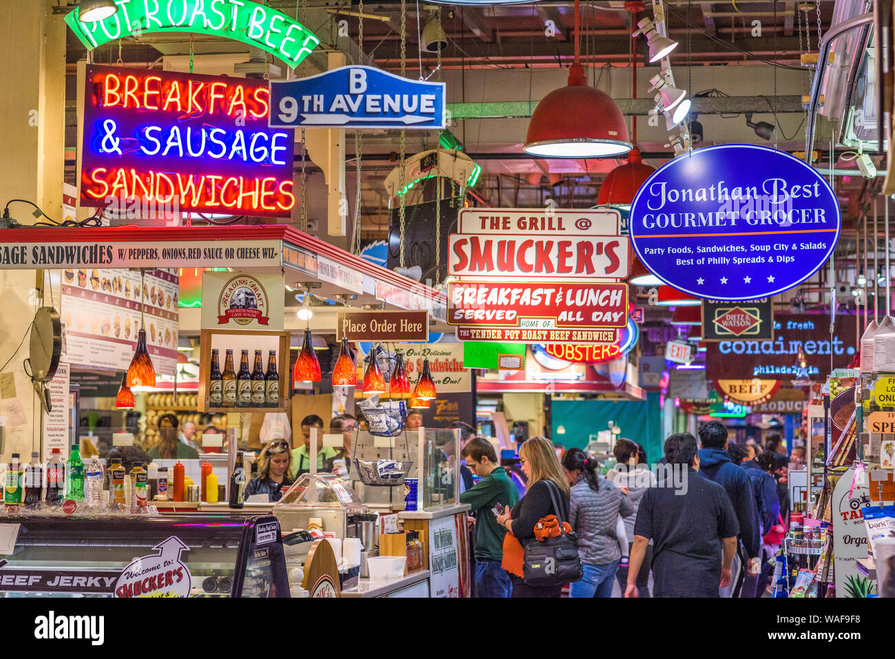 Reading street food market hi-res stock photography and images - Alamy