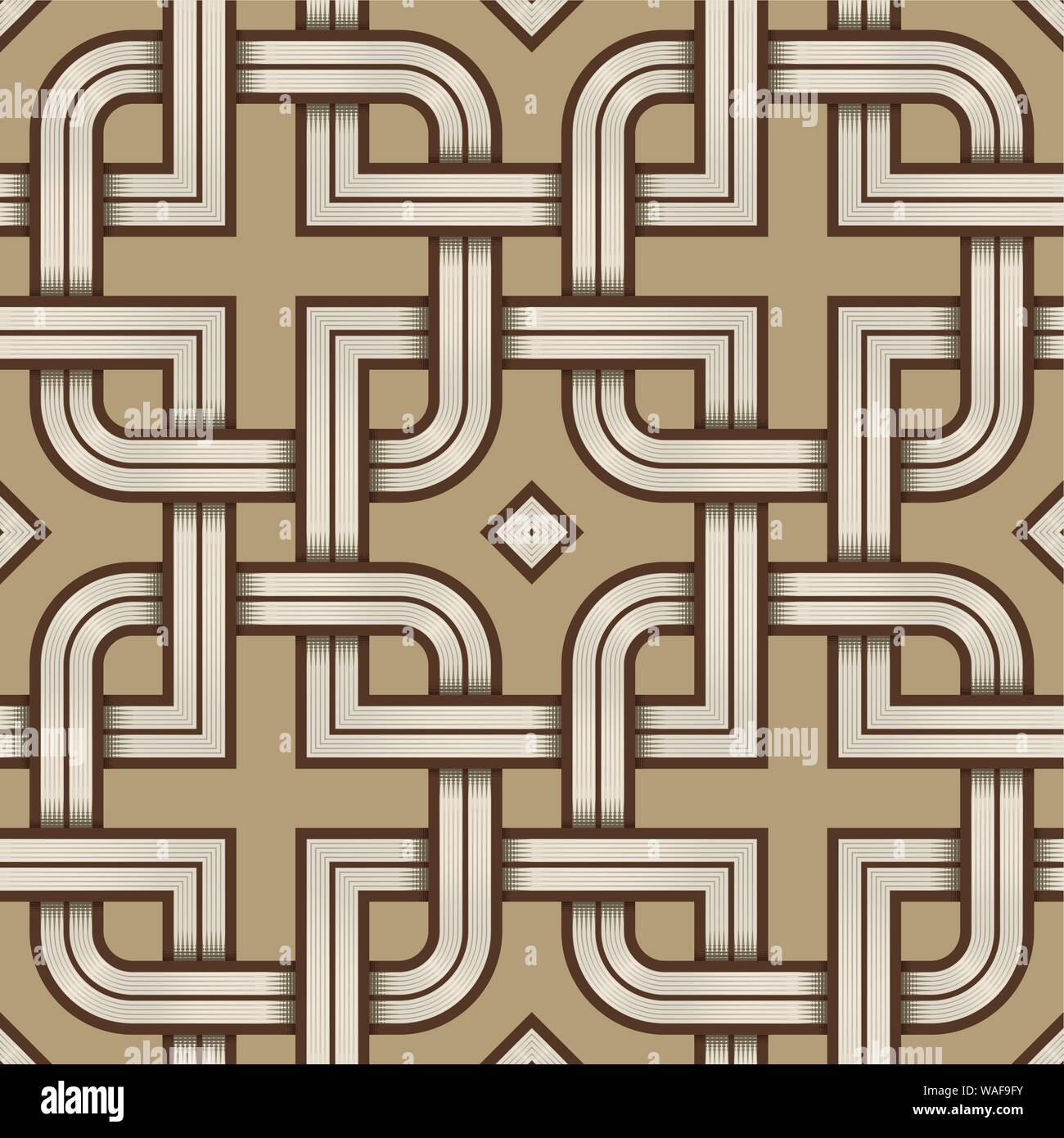 Vector Illustration of a Viking Nordic Seamless Pattern - mystic ...