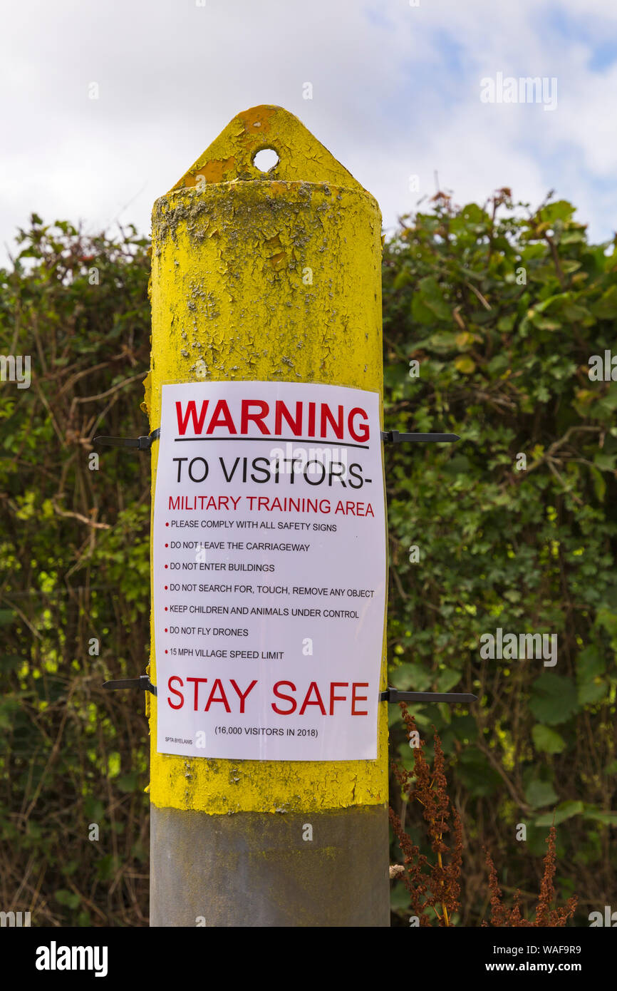 Training Safety Signs