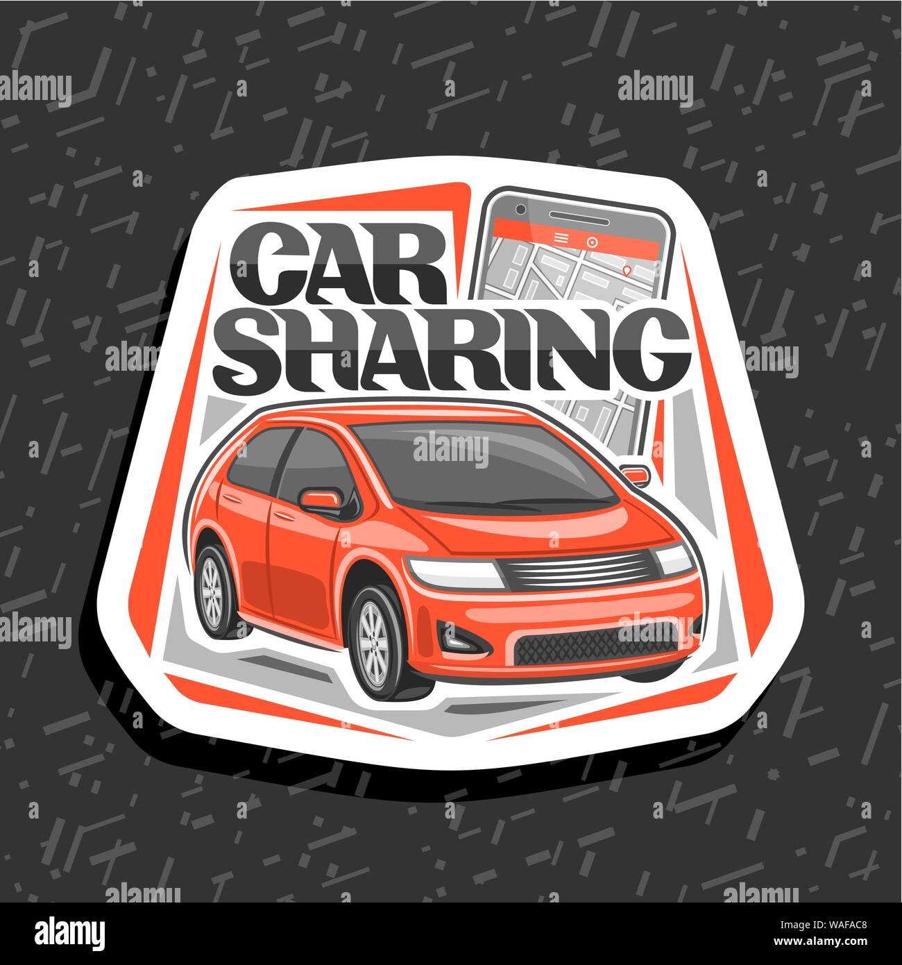 Ride car sharing icon Stock Vector Images - Alamy