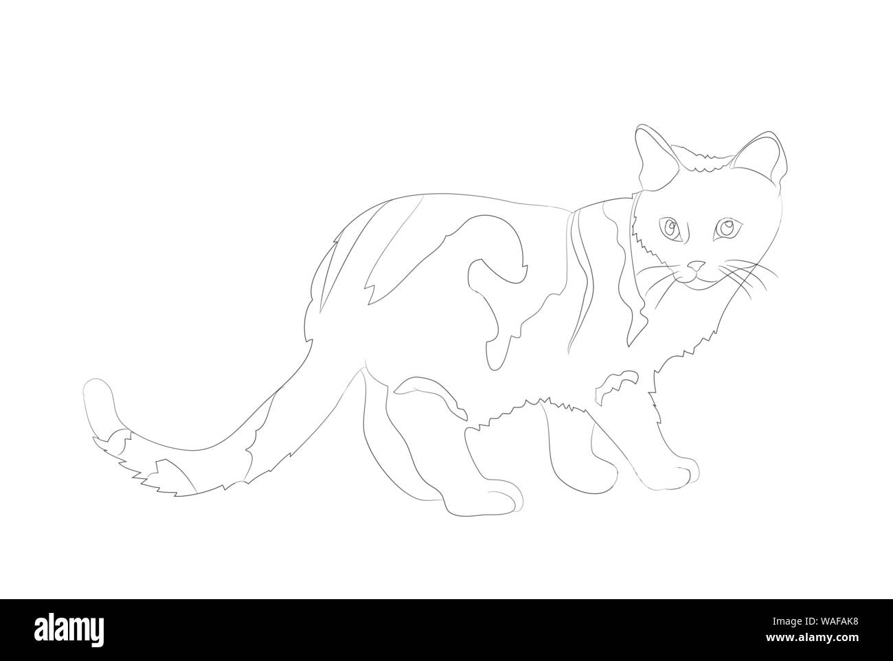 Pet line drawings Stock Vector Images - Alamy