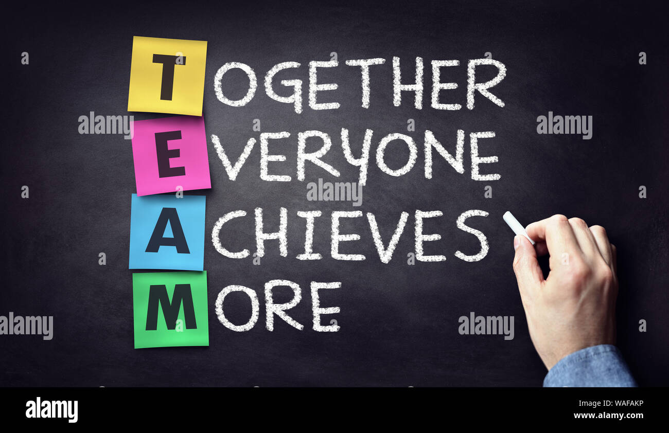 Together everyone achieves more hi-res stock photography and images - Alamy