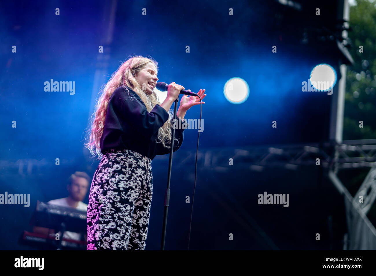 Bergen, Norway. 16th, August 2019. The Norwegian singer and songwriter ...