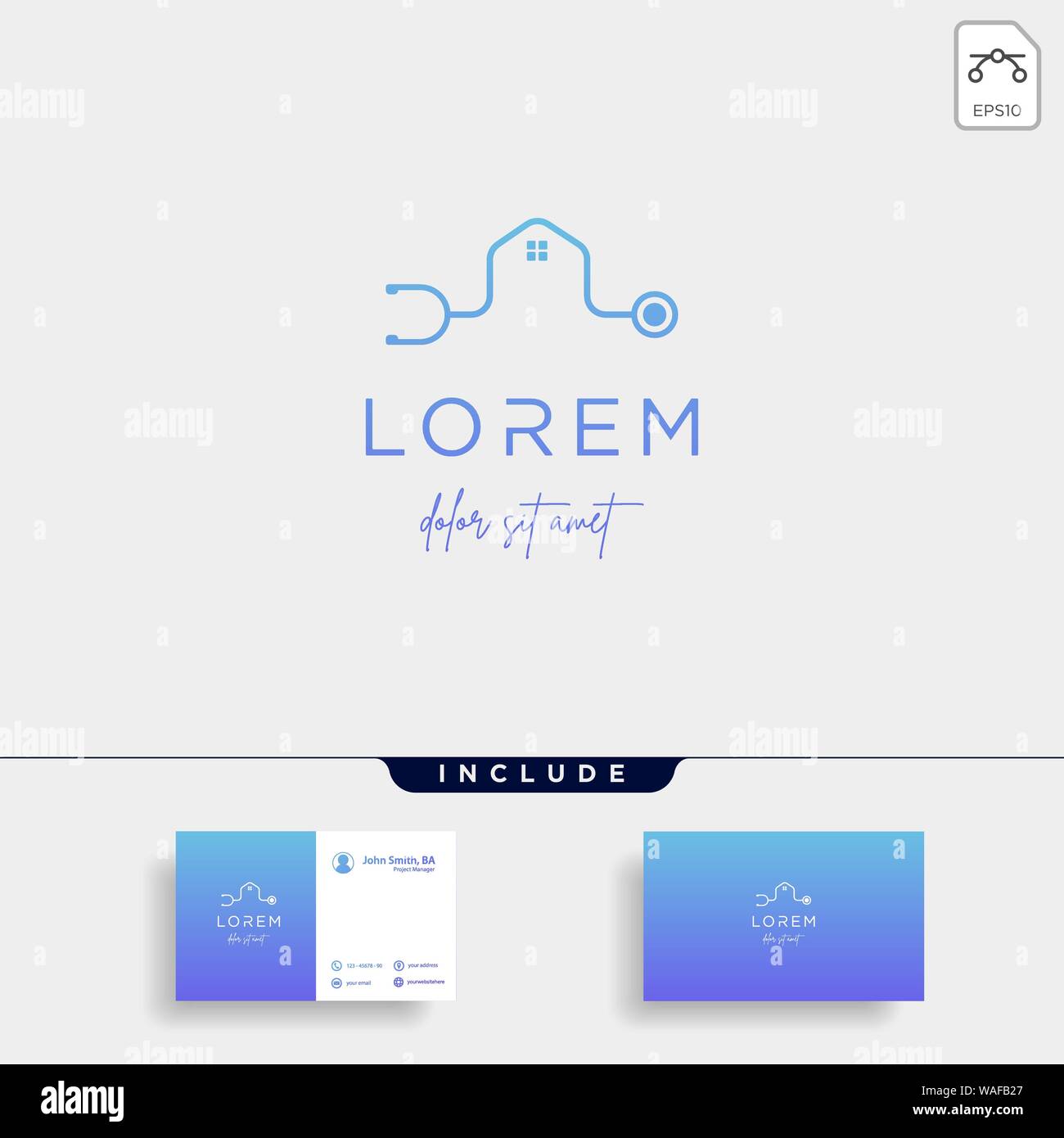 medical home logo vector design illustration Stock Vector Image & Art ...