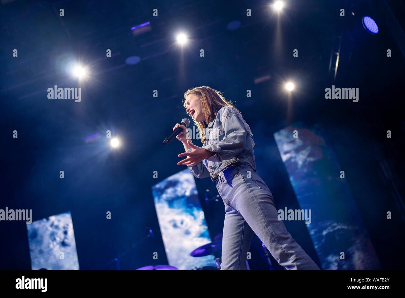Bergen, Norway. 16th, August 2019. The Norwegian singer and songwriter ...