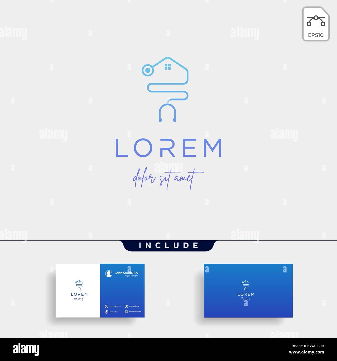 medical home logo vector design illustration Stock Vector Image & Art ...