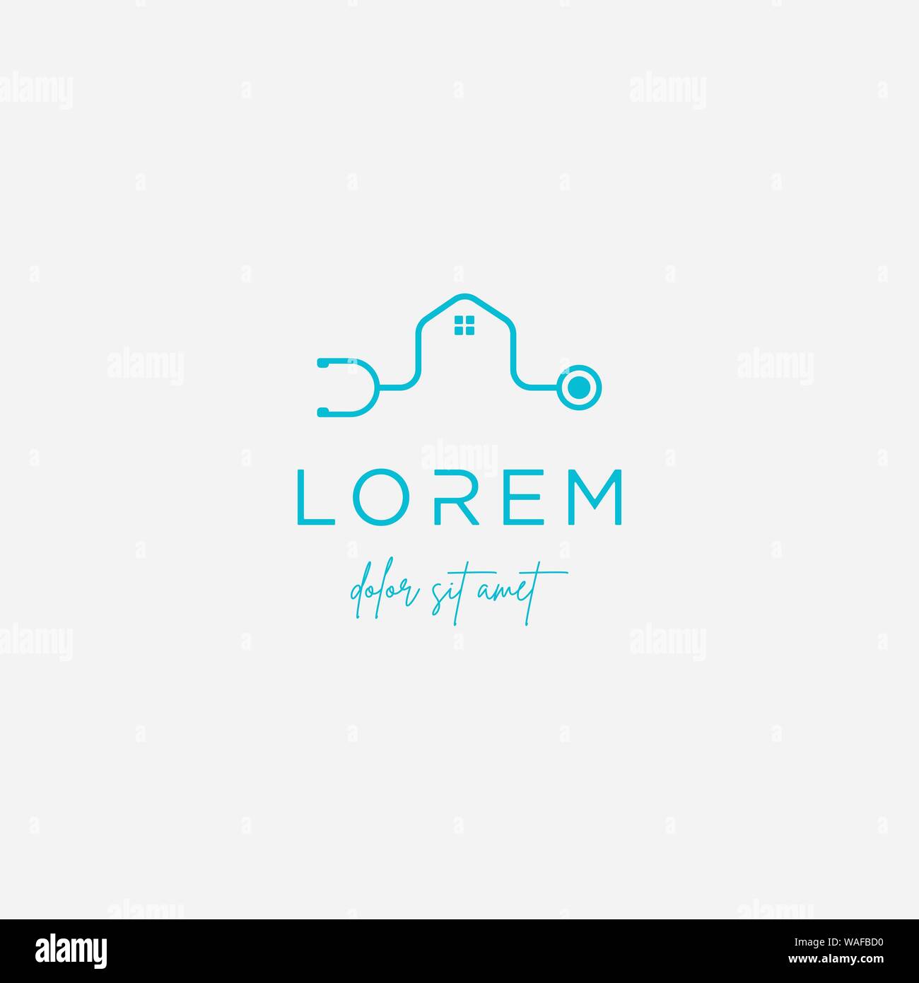 medical home logo vector design illustration Stock Vector Image & Art ...