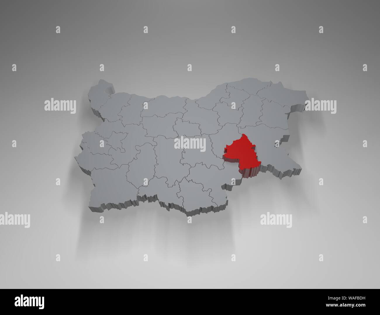 Bulgaria provinces. Administrative regions. Yambol area Stock Photo - Alamy