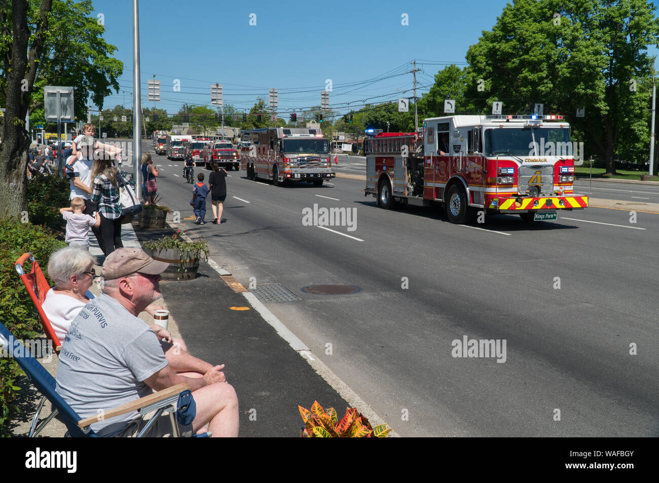 Fire Truck Parade With Sirens Greeley Fire Co. Parade