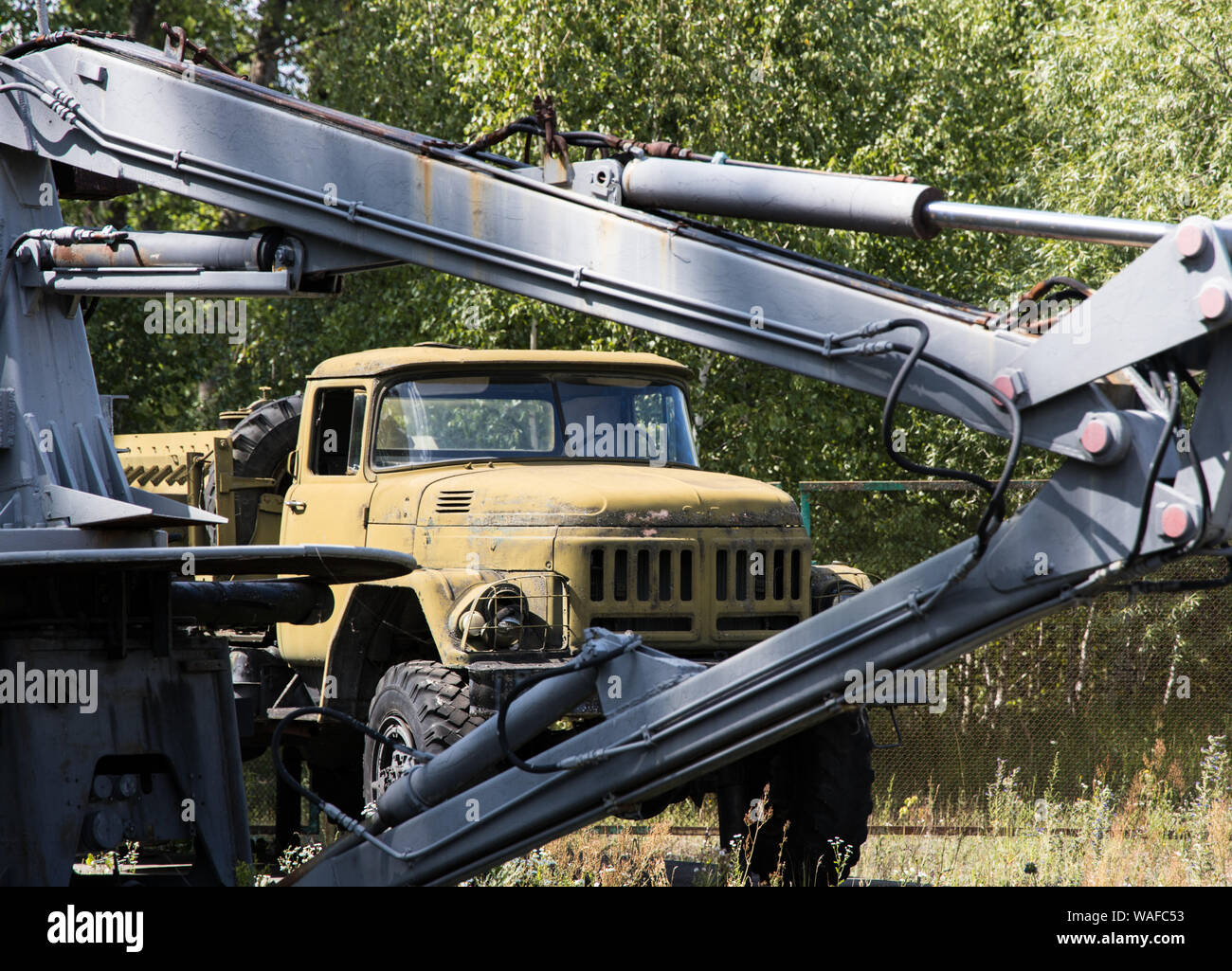 Chernobyl Exclusion Zone - Chernobyl Town - Abandoned robotic vehicle ...