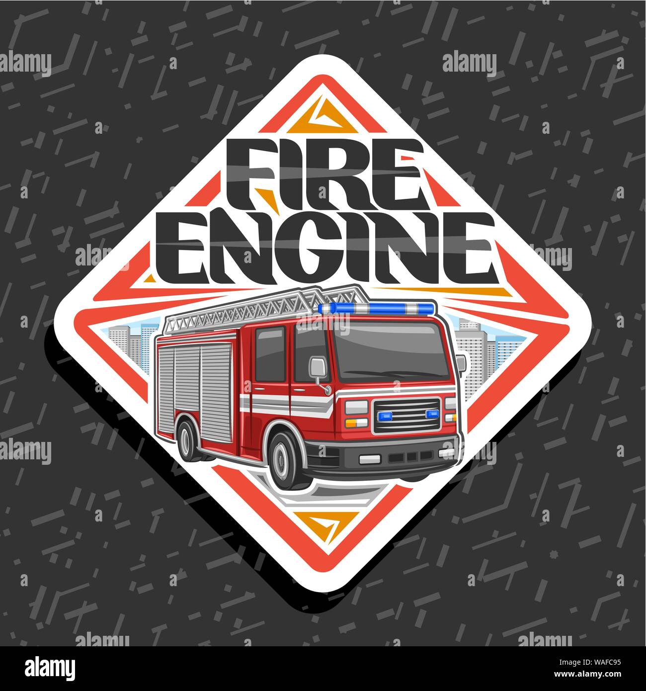 Fire engine Stock Vector Images - Alamy