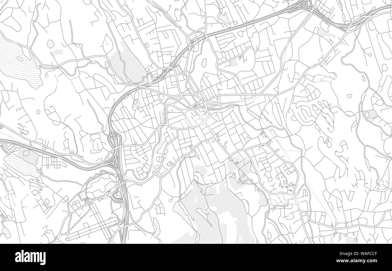 Danbury, Connecticut, USA, bright outlined vector map with bigger and ...
