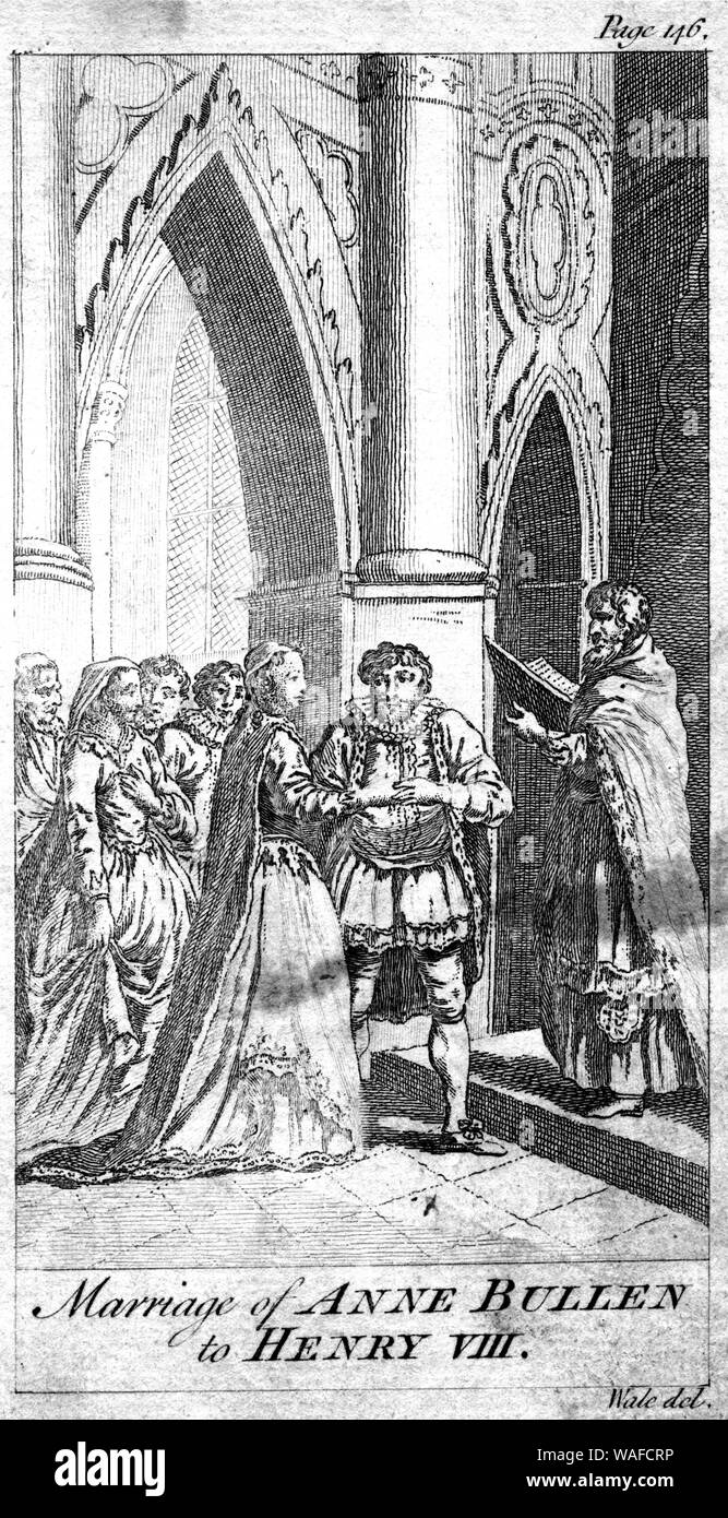 Henry viii anne boleyn marriage hi-res stock photography and images - Alamy