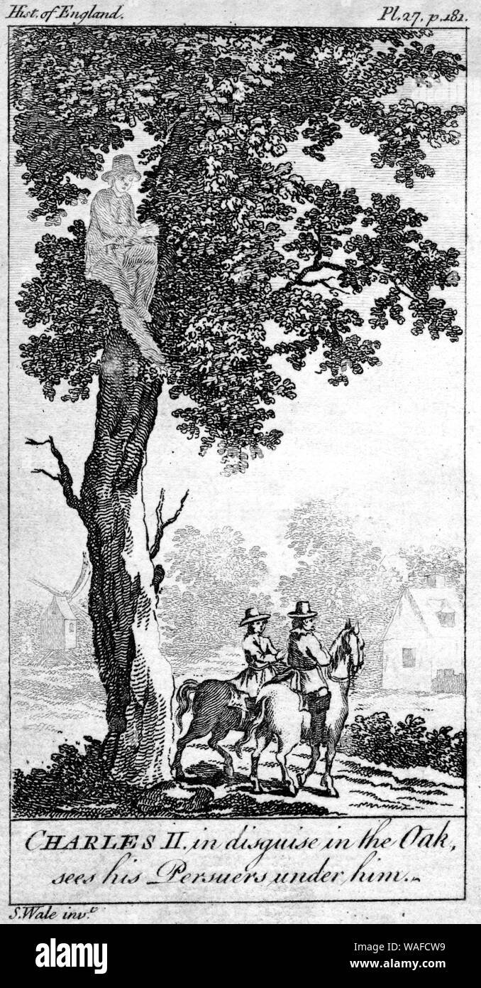 Royal oak charles ii hi-res stock photography and images - Alamy