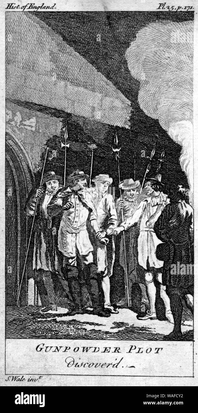 Gunpowder Plot discovered (1605 Stock Photo - Alamy