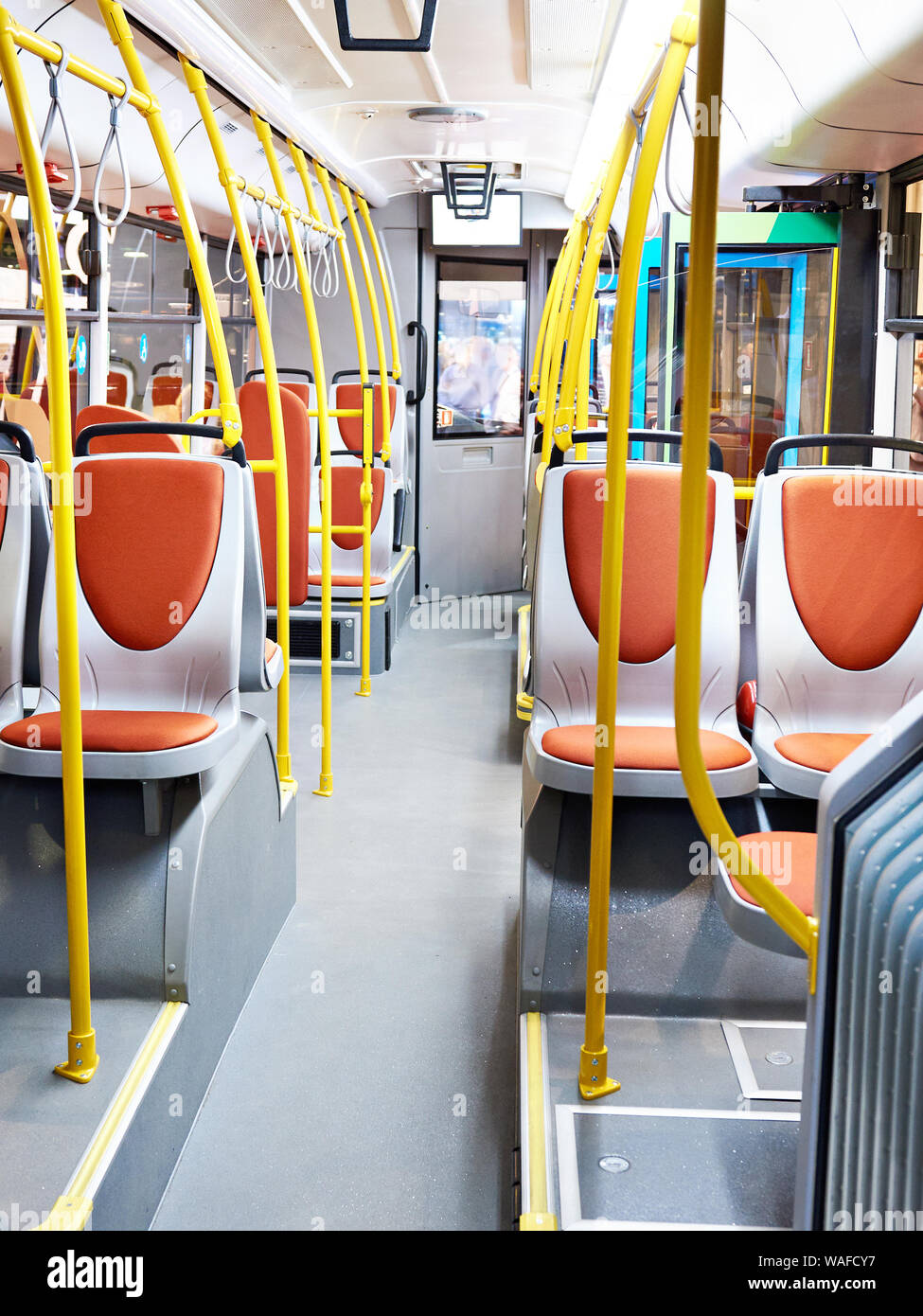 Futuristic Bus Interior