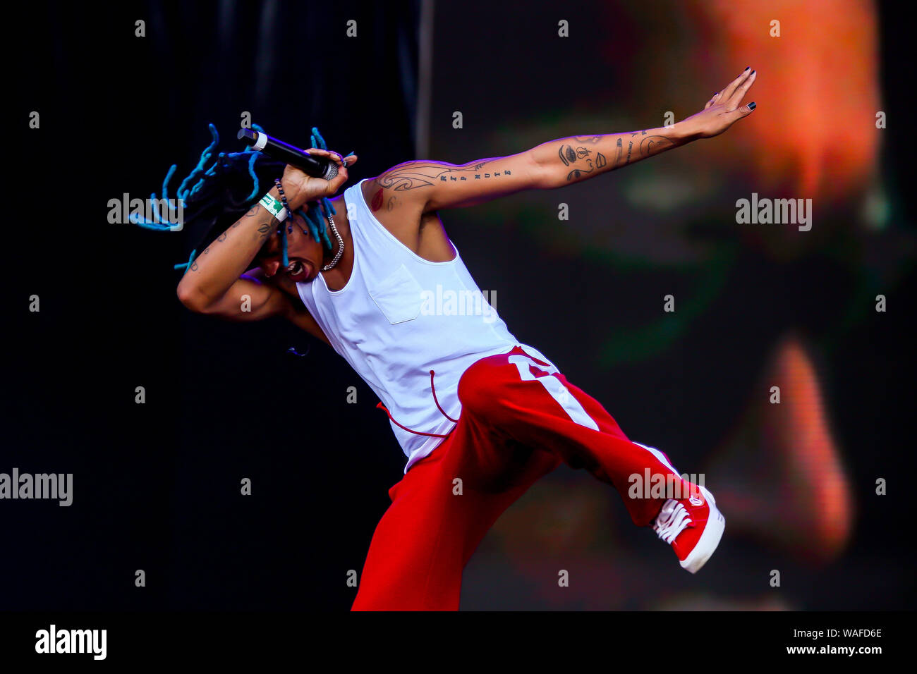 Budapest, Hungary. 11th Aug, 2019. Tyla Yaweh is an American singer ...